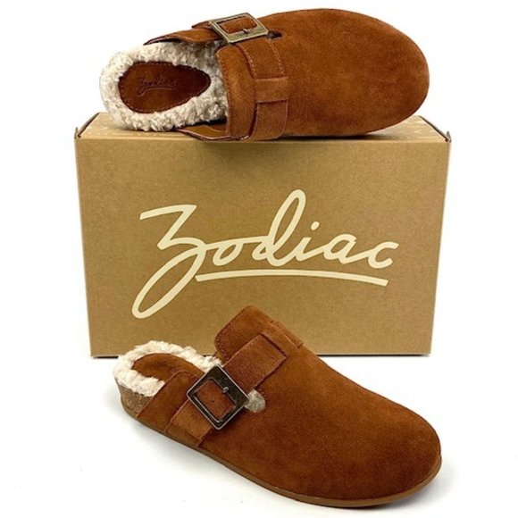 Zodiac | Shoes | Zodiac Maui Suede Faux Shearling Slipon Clog Sizes 7 8 ...